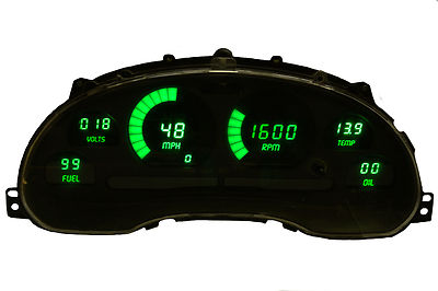 1994-2004 Ford Mustang Digital Dash Panel Green LED Gauges Lifetime ...