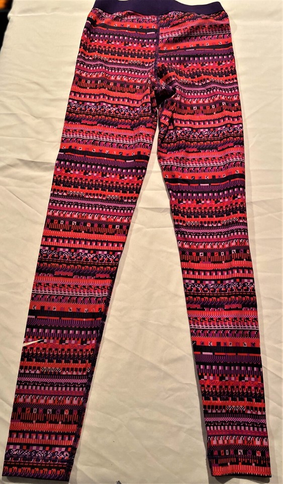 NIKE PRO DRI FIT BRIGHT COLORED STRETCH TIGHTS SIZE S | eBay