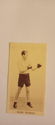 Boxer Gene Tunney Tobacco Card | eBay