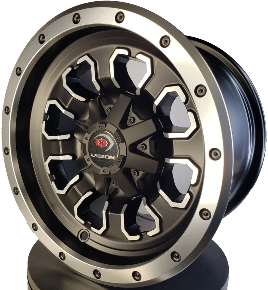 Aluminum Mini Truck RIM WHEEL 12x7 4/100 4+3 Vision Type 548 COMMANDER ...