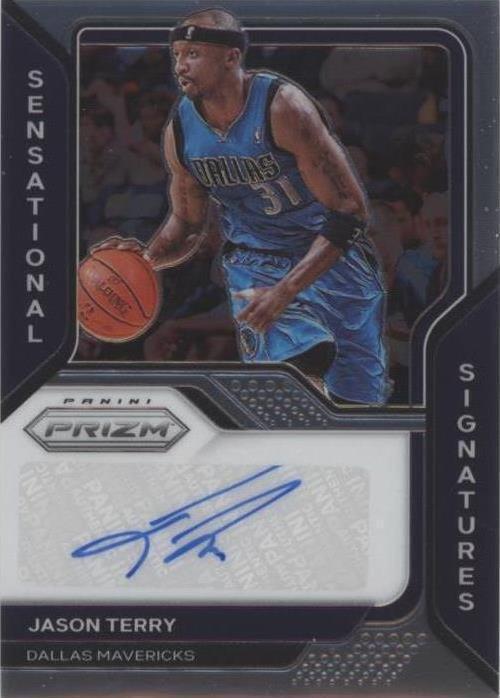 2020-21 Panini Prizm - Sensational Signatures Jason Terry #SS-JTE (AU ...