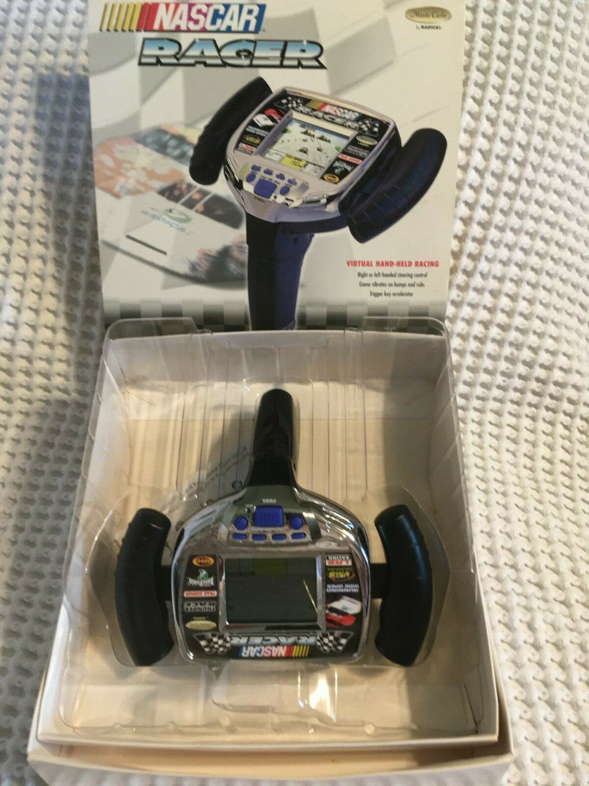 Radica NASCAR Racer Virtual Hand-Held Racing Electronic Video Game | eBay