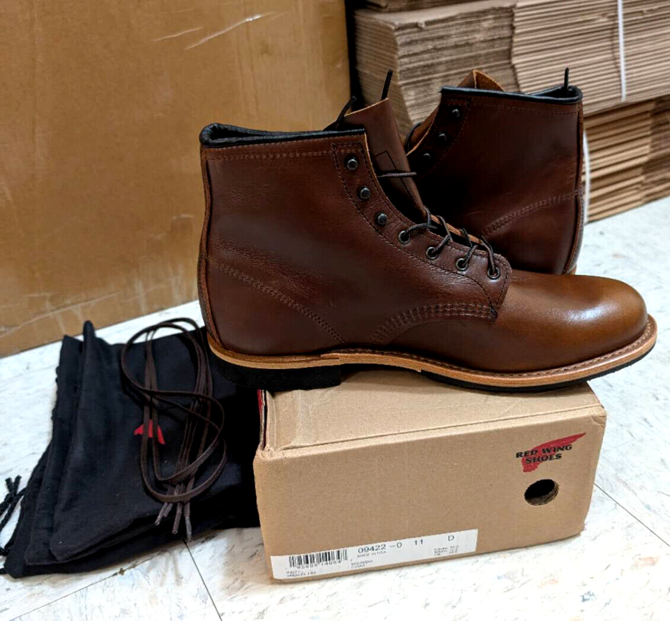 Red Wing Heritage Men's Beckman round toe boot Cigar Brown 9422 | eBay