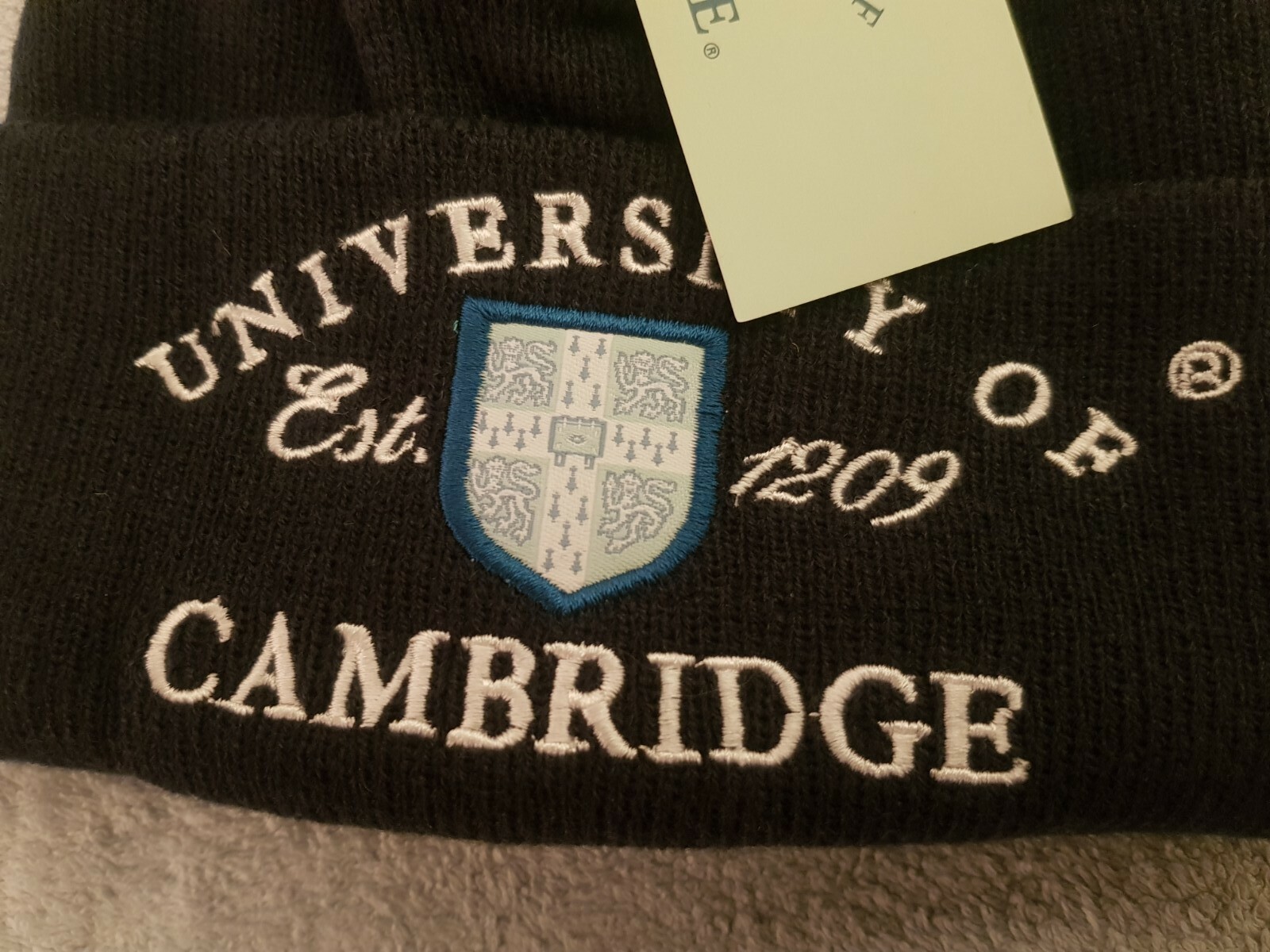 Bobble hat / beanie official Cambridge University. Brand new bag & tag ...