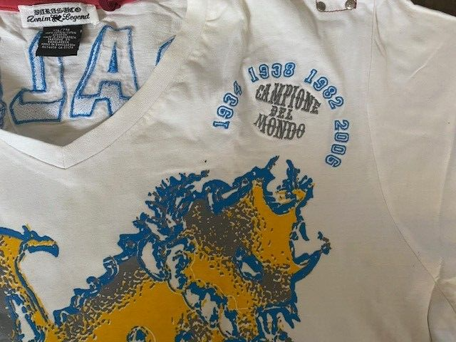 Vintage Italy World Cup Soccer / World Champion logos / Parasuco Size ...