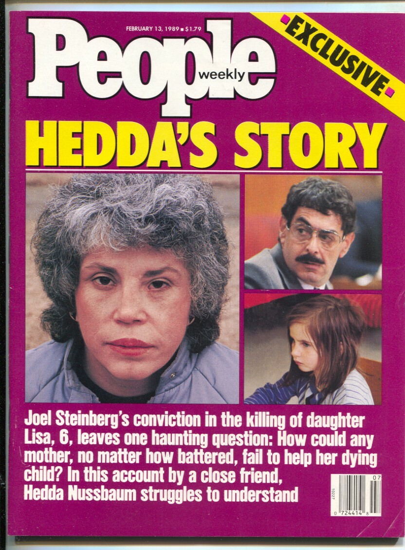 People Weekly 2/13/1989-Time-Hedda Nussbaum-Joel Steinberg-Lisa ...