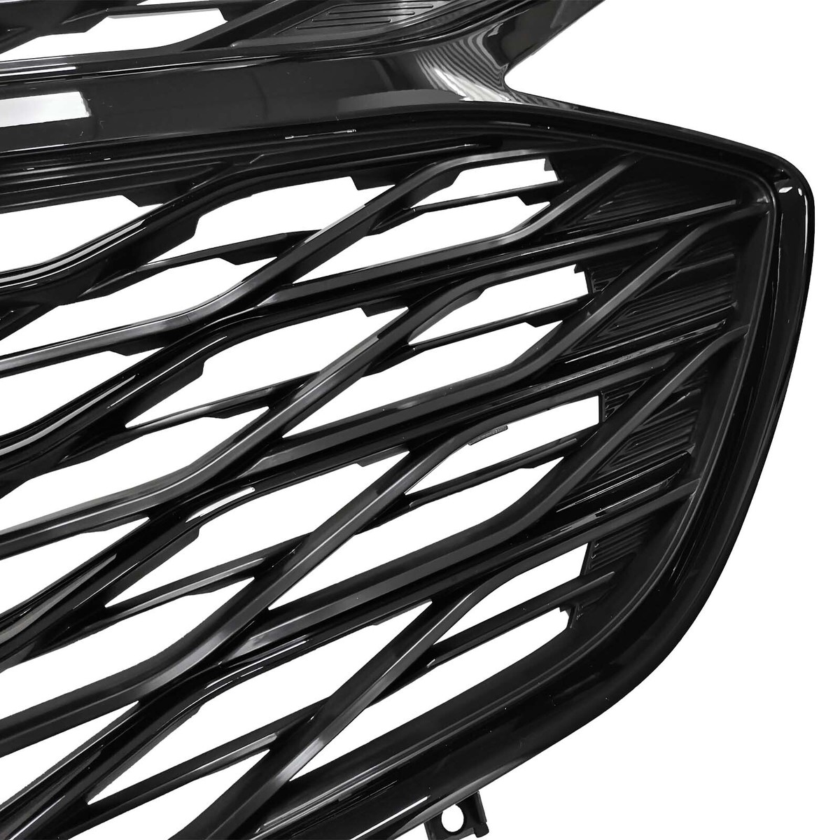 ABS Plastic Car Grille PartsFlow 3PCS Front Upper Grille Lower Grille ...