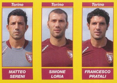637 SERENI - SIMONE LORIA - PRATALI TORINO.FC STICKER CALCIATORI 2010 ...