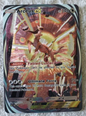 NEW ~ ART CARD Pocket Pokemon Arceus EX Illustration Immersive HOLO ...