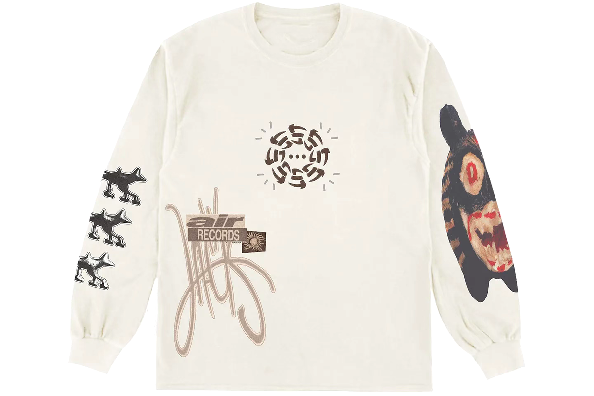 Travis Scott Cactus Jack - Air Record Long Sleeve Tee | eBay Travis Scott Cactus Jack - Air Record Long Sleeve Tee | eBay