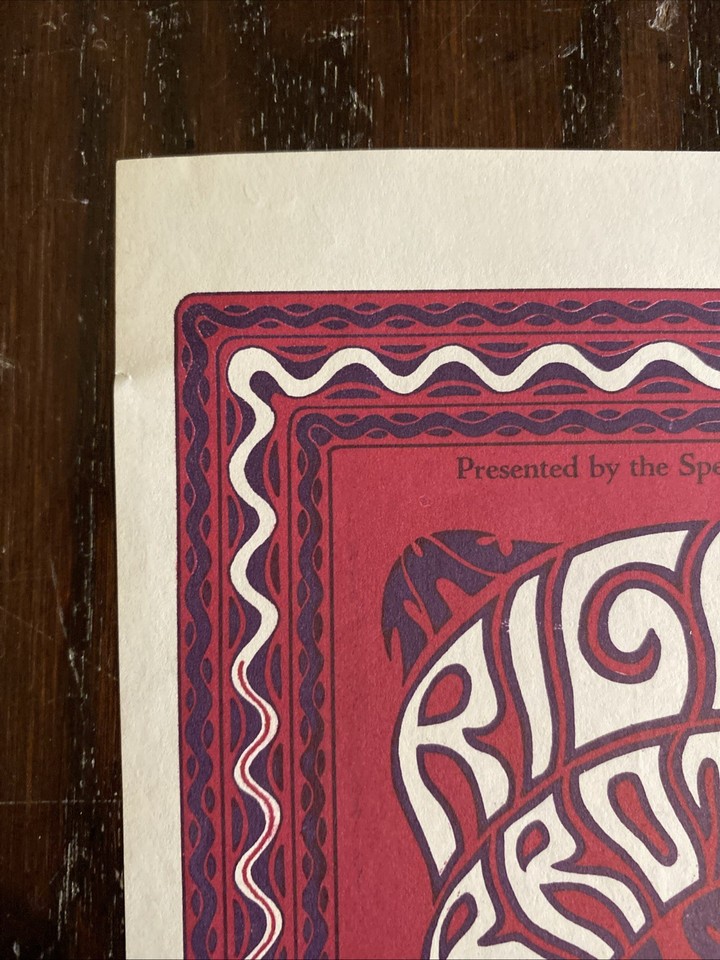 RARE Early Wes Wilson Righteous Brothers 1966 Handbill Flyer AOR-2.234 | eBay