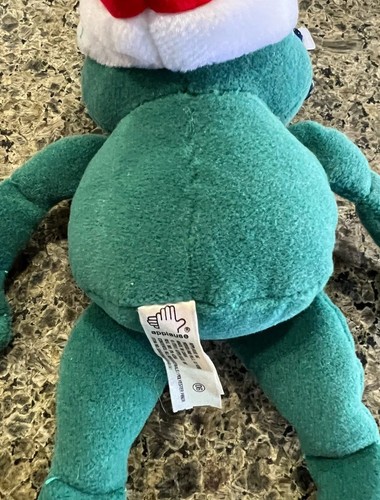 Vintage Applause 12” Mistletoad Plush Toy Frog NEW TAG Enchanted Season ...