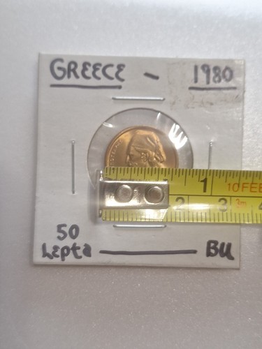 Uncirculated 1980 Greece 50 Lepta Coin KM115 | eBay