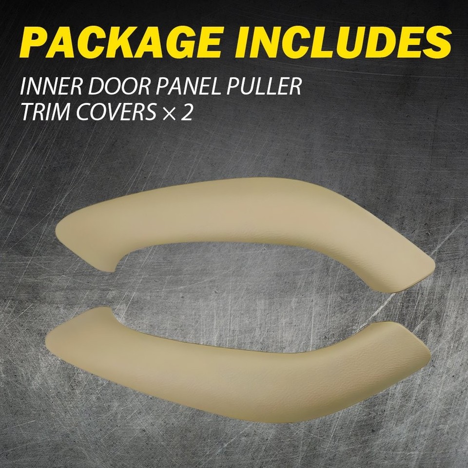 Beige Pair Interior Door Pull Cover Handle Trim For BMW X2 X1 F48 F49 ...
