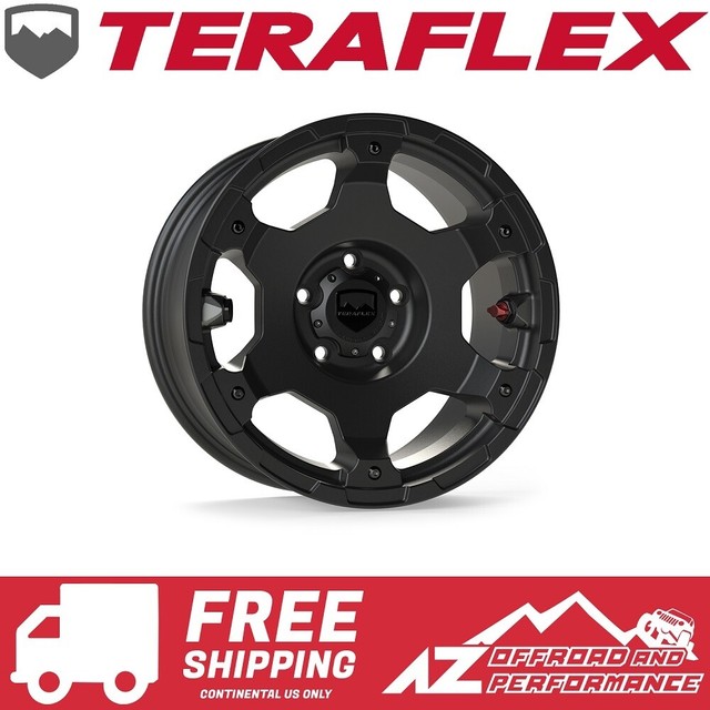 TeraFlex 1056050 Nomad Wheel 5x5 Metallic Black 2007-2020 Jeep Wrangler ...