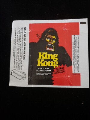 1976 Topps King Kong Card Wrapper | eBay