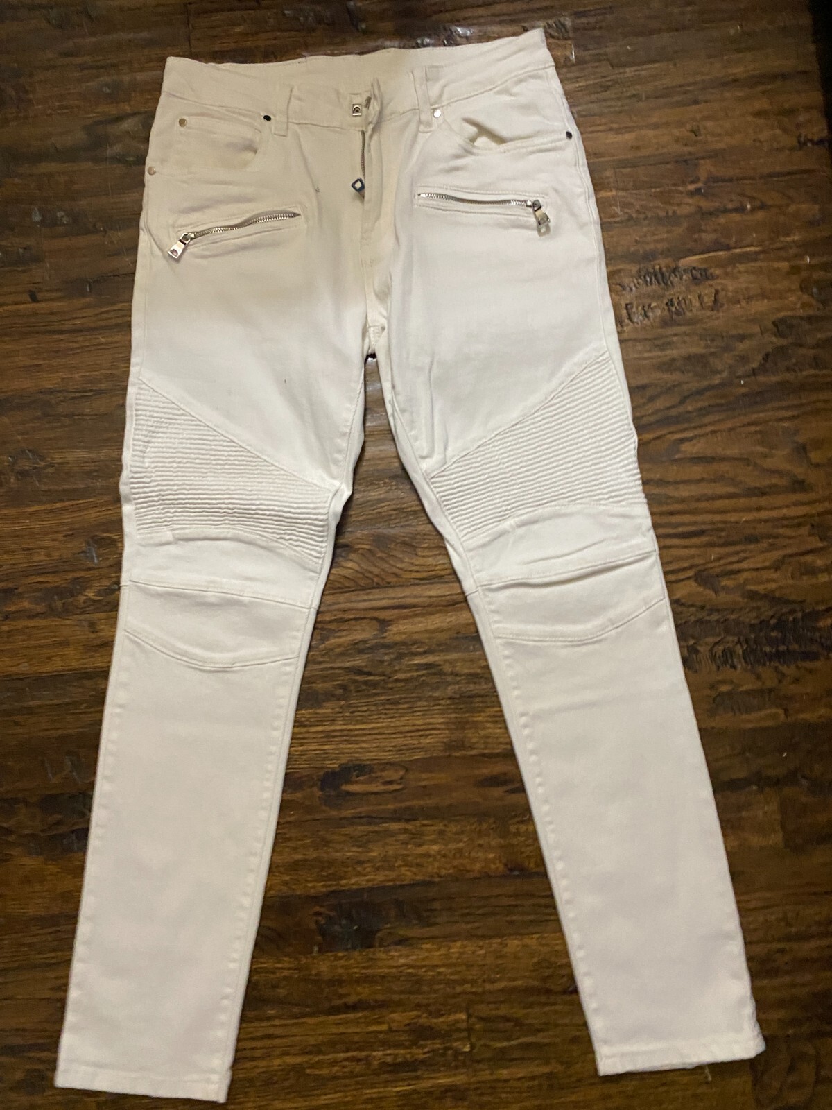 Balmain Jeans WHITE 31/ 32 PRE OWNED - Gem