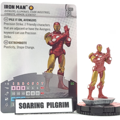Marvel Heroclix IRON MAN - 010 COMMON Avengers 60th Anniversary #10 | eBay