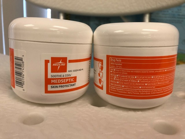 Two 4 Oz Medline Soothe & Cool INZO Barrier Cream Msc095420h for sale ...