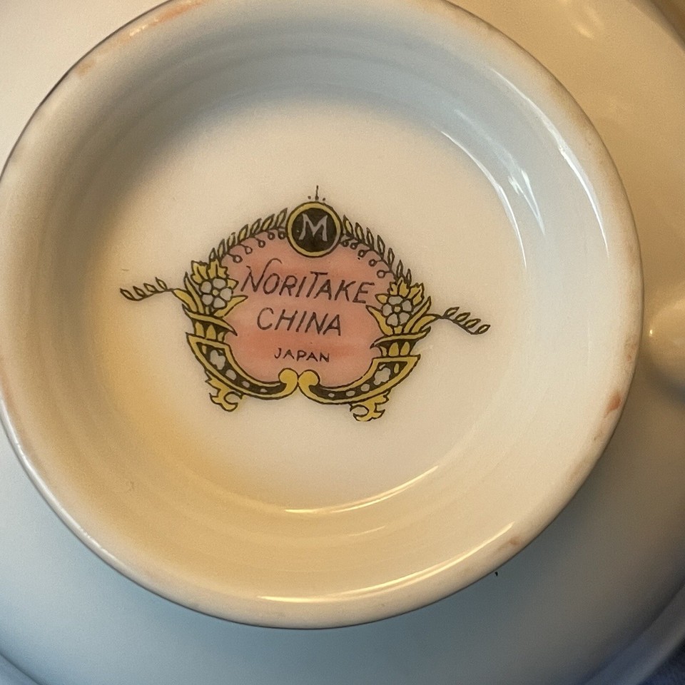 1930s Noritake Tea Cup & Saucer Set 1931 Mark | eBay