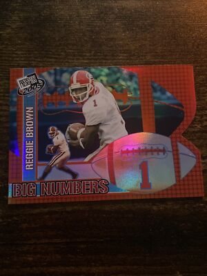 2005 Press Pass Big Numbers #BN1 Reggie Brown L5944* | eBay