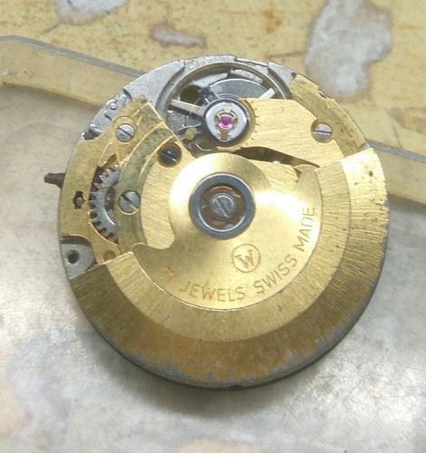 USED ETA-2872 AUTOMATIC WATCH MOVEMENT ( BALANCE OK ) FOR PARTS ...