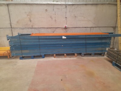 Pallet Racking*Polypal Uprights 4.2 Metres X 110 Cms Wide* 7 In Total ...