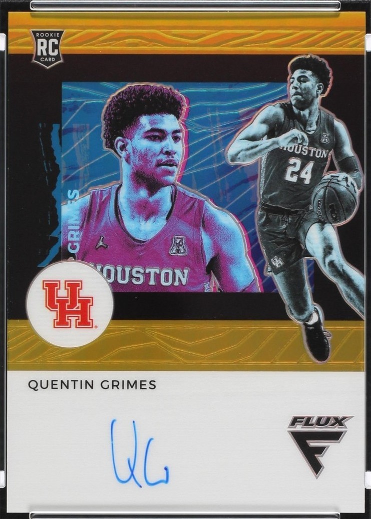 2021-22 Panini Chronicles Draft Picks - Flux Rookie Autographs Quentin ...