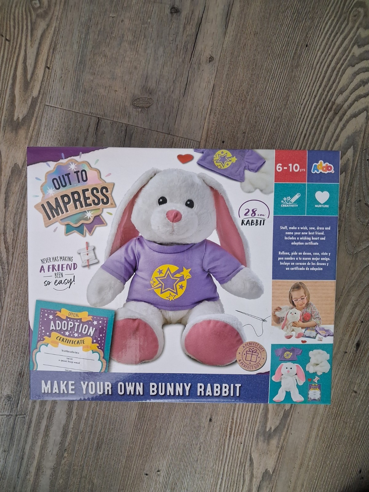 SEWING/CRAFTS--MAKE YOUR OWN BUNNY RABBIT--KIT-----6--10 YEARS---NEW ...