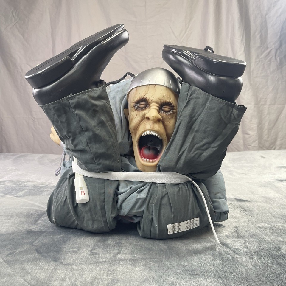 Spirit Halloween Death Row Prisoner Animated Animatronic Prop Tested ...