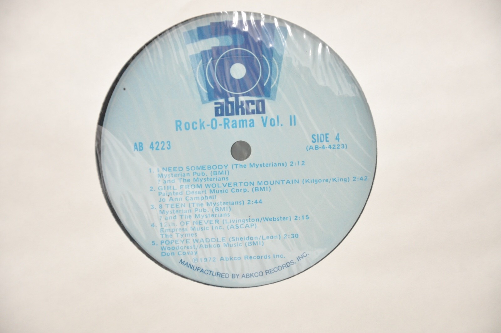 Rock-O-Rama Double Album LP Vol II Compilation AB4223 ABKCO Records ...