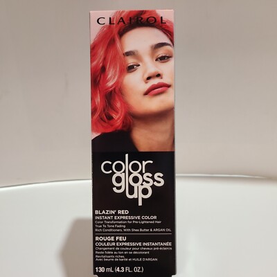 Clairol Color Gloss Up Instant Toning Gloss Blazin' Red. | eBay