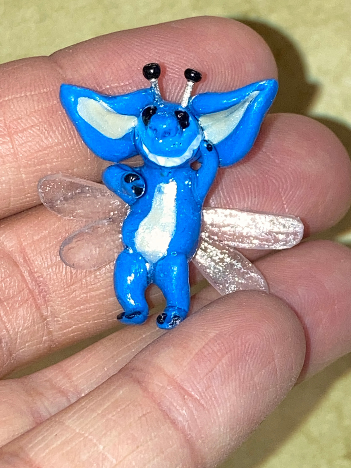 Miniature TINY 1 Corish pixie bead eyes + 1 cage Magic Wizard Doll ...