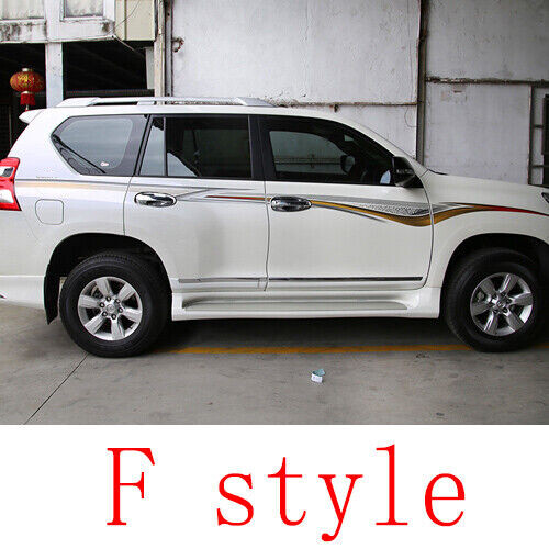 Body Waist Line Stripes Sticker For 2010-2019 Toyota Land Cruiser Prado ...