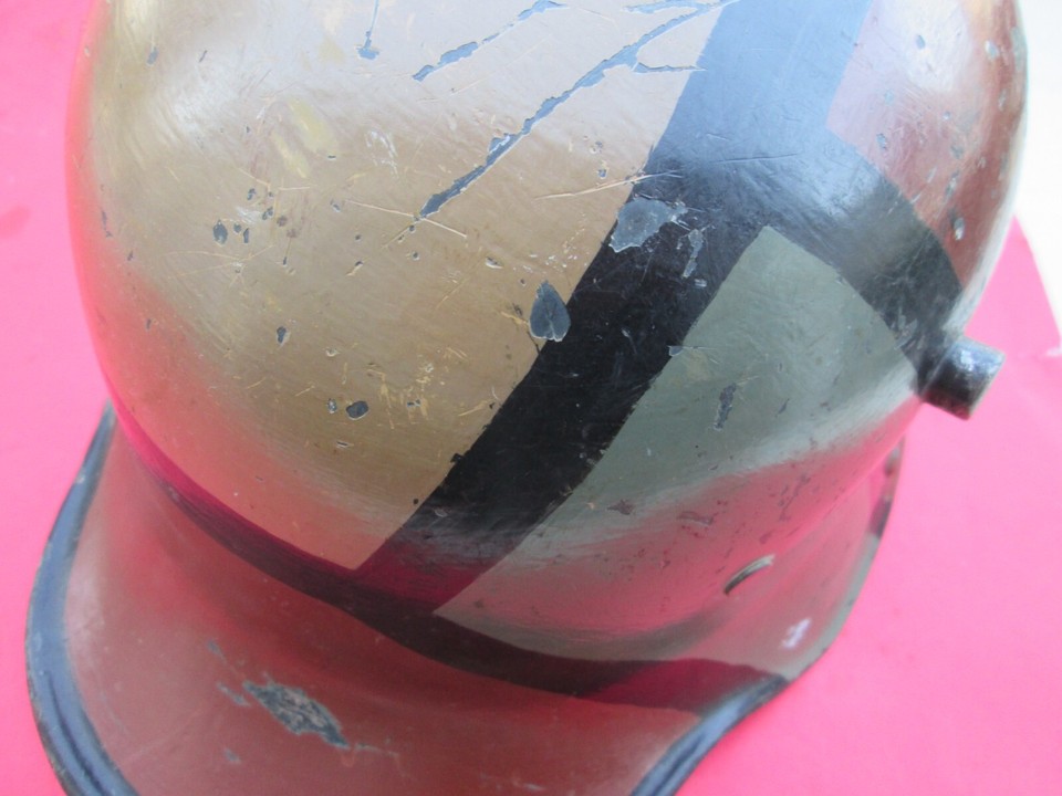 Original WW1 M1916 German helmet stahlhelm size 66 refurbished w/liner ...
