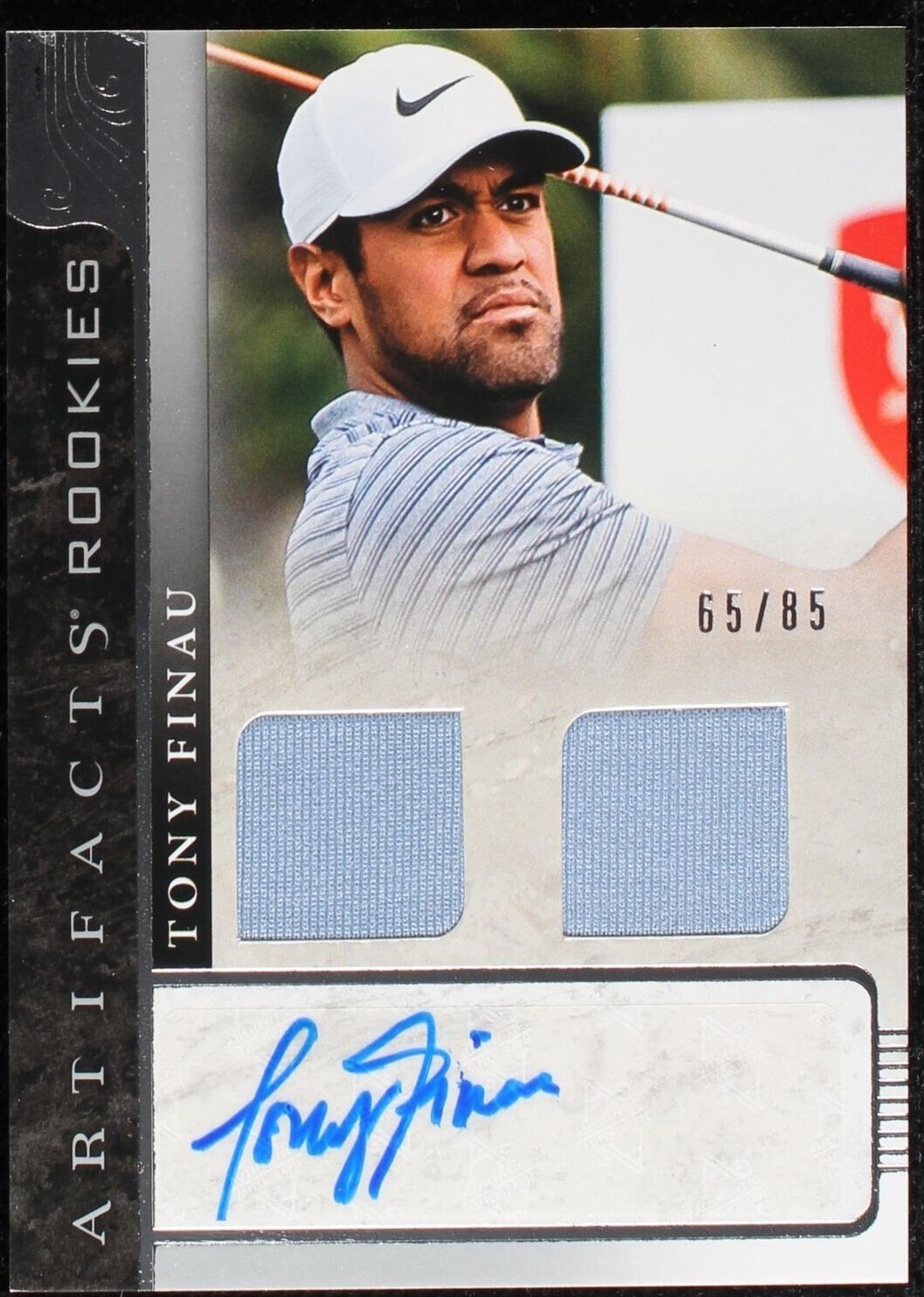 2021 Upper Deck Artifacts - Auto Rookies Tier 2 Tony Finau #AR-TF ...