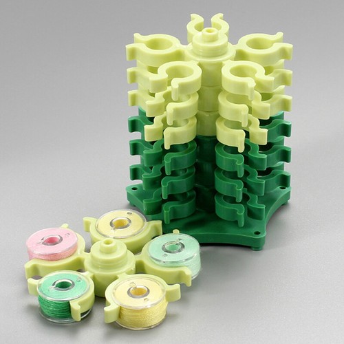 Sewing Bobbins Tower Storage Clips Stand for 30 Thread Spool Plastic ...