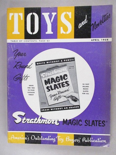 Toys & Novelties Magazine - April, 1954 ~~ Toys and Novelties, toy ...