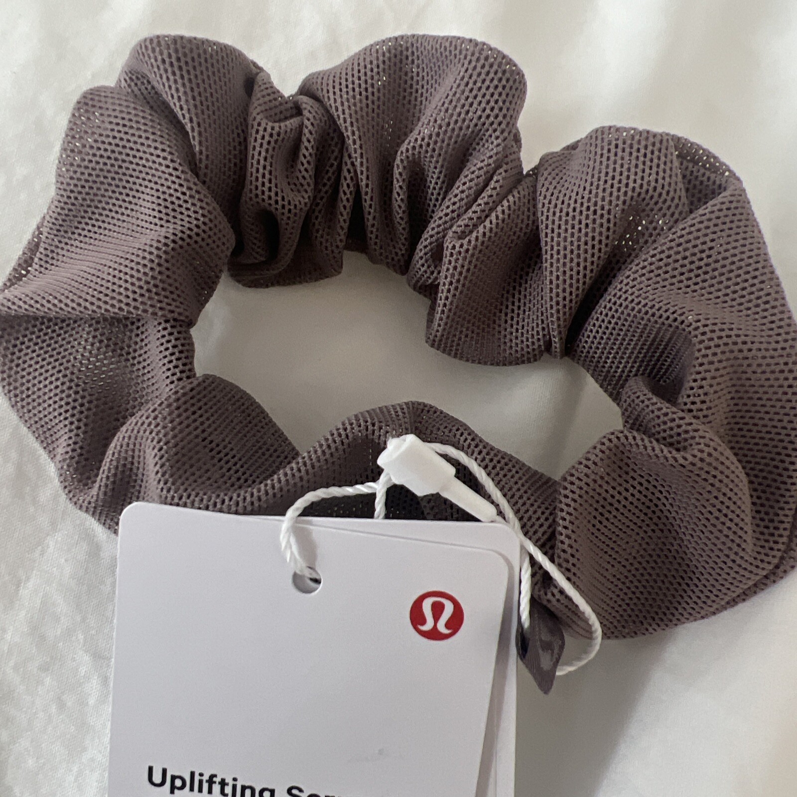 Lululemon Uplifting Scrunchie NWT Misty Mocha Color MYMC Mesh Lightweight | eBay