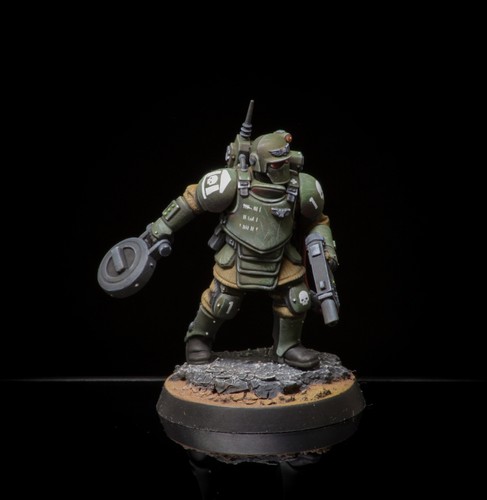Pro Painted Warhammer 40k Cadian KillTeam Kasrkin Miner | eBay