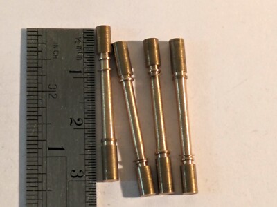 Ship Model Fittings Parts 4 Brass Pillars Columns Supports Hull Decor ...