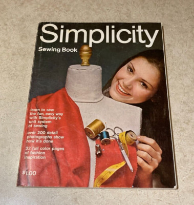 Vintage 1970 Simplicity Sewing Book Learn To Sew | eBay