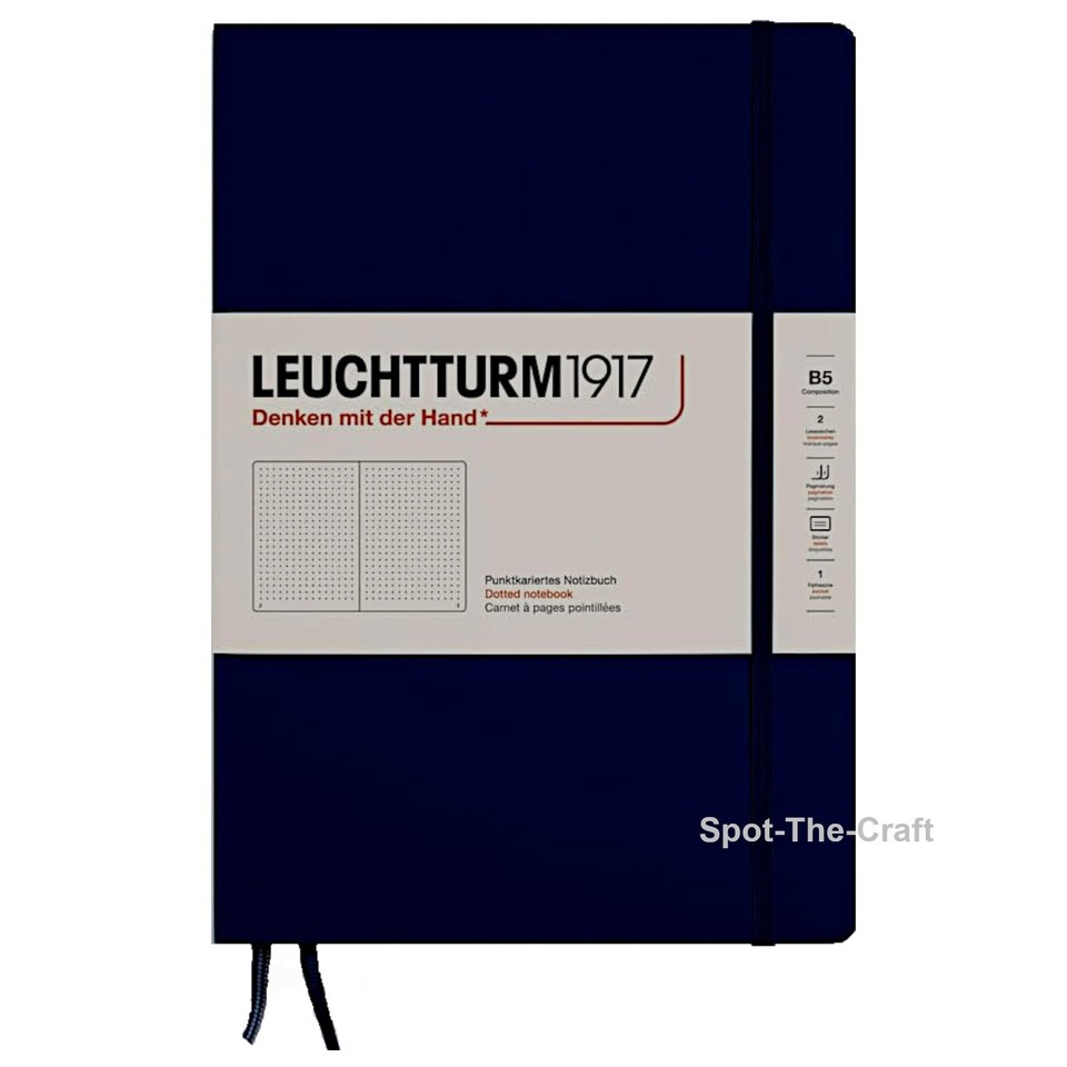 x Leuchtturm1917 Dotted Journal Notebook Medium A5 Navy Blue 342925 | eBay