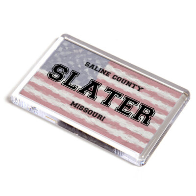 FRIDGE MAGNET - Slater - Saline, Missouri - USA Flag | eBay UK