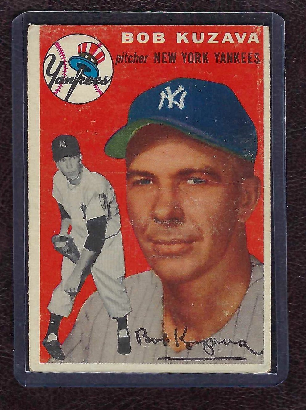 1954 Topps Baseball Card #230 Bob Kuzava, New York Yankees, VG-EX! | eBay