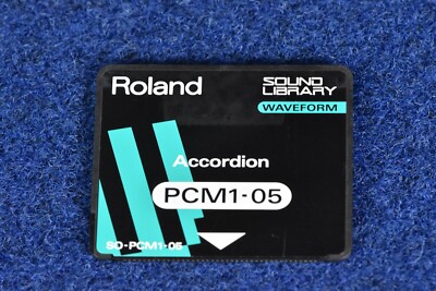 Roland Waveform SO-PCM1-05 Accordion PCM Card Memory | eBay