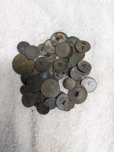 50 Buttons Colonial to Civil War Era Dug | eBay