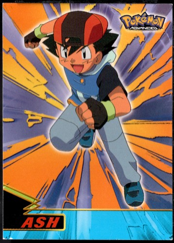 2003 topps Pokemon Advanced Non Holo Foil #1 Ash | eBay
