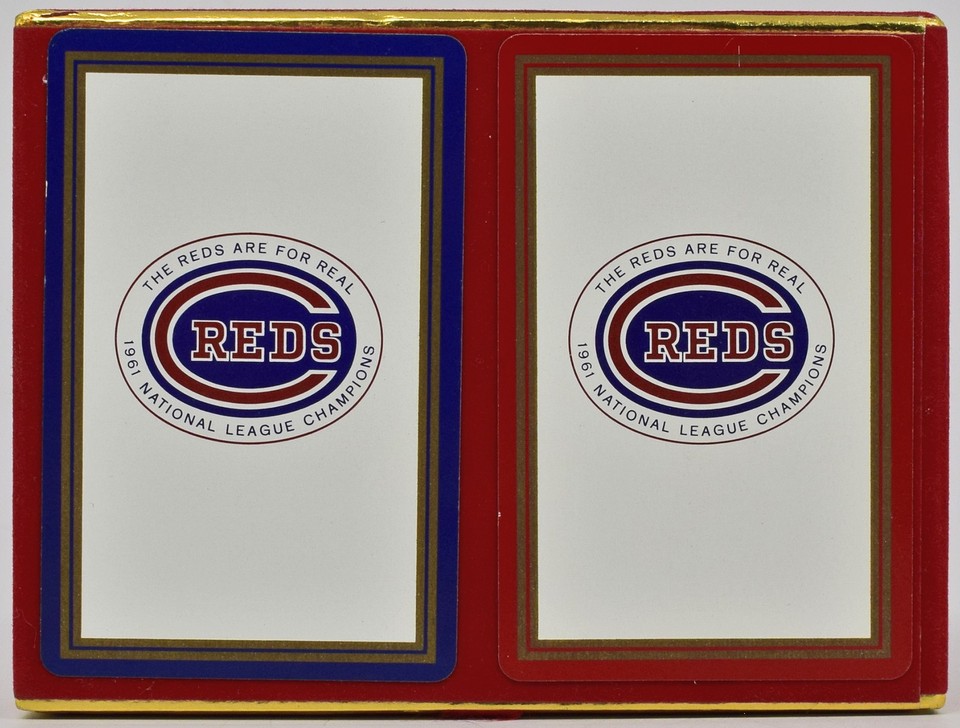 1961 Congress Playing Cards 1961 Cincinnati Reds Sealed Pair of Playing ...