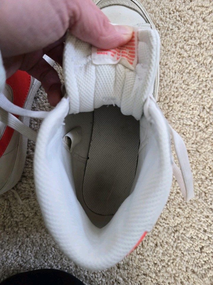 Nike Blazer White Leather High Top Kids Youth Size 4Y Sneakers Shoes | eBay